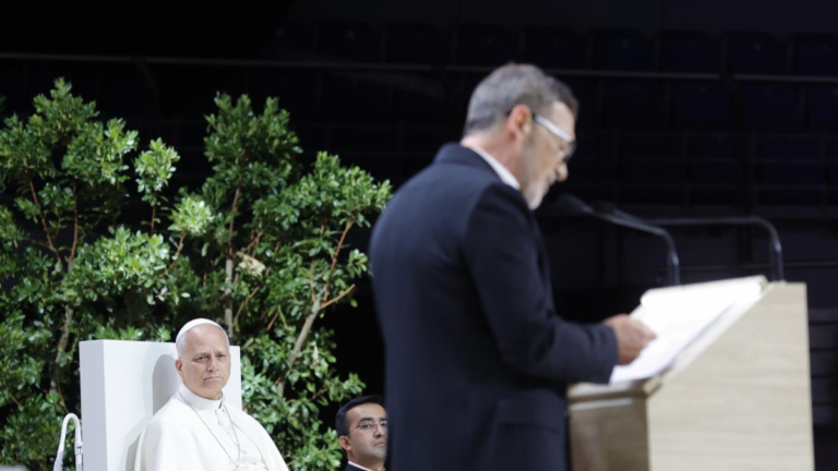 El discurso íntegro de Antonio Banderas ante el papa León XIV en España ...